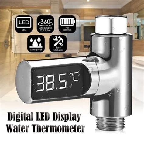 Surveillance Pr Cise De La Temp Rature Avec Thermom Tre De Douche DEL