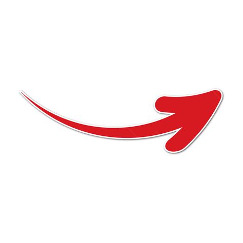 Flechas Arco Flecha Redondeada PNG Dibujos Arrow Png Flecha Roja Png