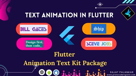 text animation in flutter animated text kit package library