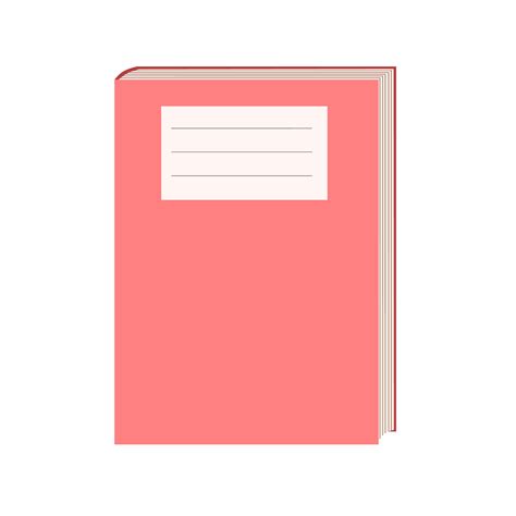 un libro cerrado aislado sobre un fondo blanco ilustración de libro de