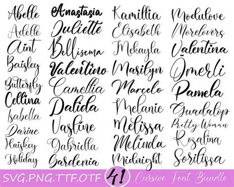 Different Fonts Svg Cursive Fonts Svg Fonts For Cricut Atelier