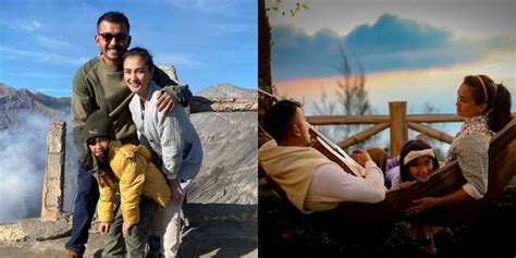 10 Potret Keluarga Rio Dewanto Liburan Di Bromo Syahdu Nikmati Sunset