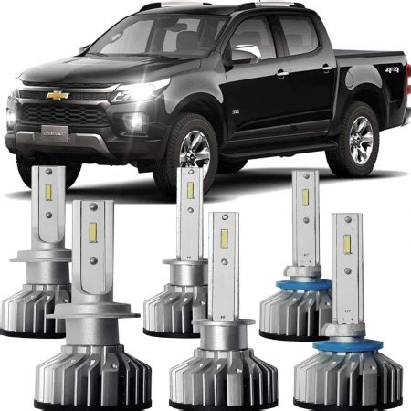 Kit Lampada Super Led Gm Celta Farol Alto E Baixo Brinde Busca Na