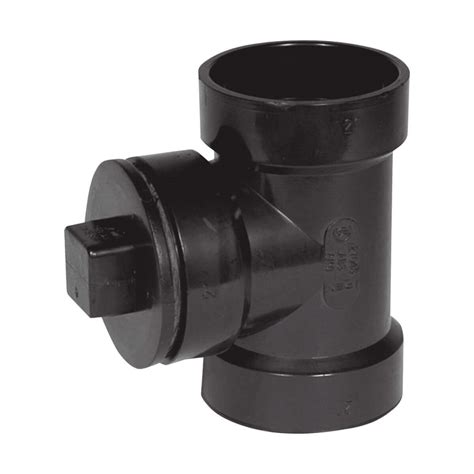Abs Dwv Cleanout Tee With Plug Hub Ufa