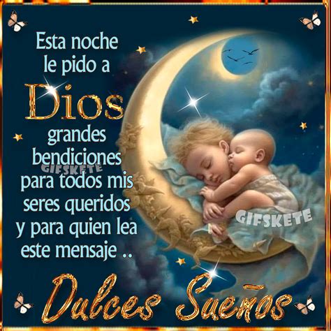 Buenas noches dulces sueños Imágenes gifs frases Gifs Kete