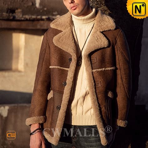 Cwmalls Custom Retro Sheepskin Rancher Coat Cw