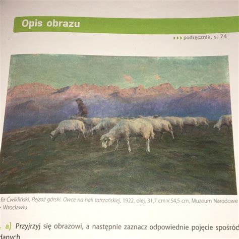 1 a Przyjrzyj się obrazowi a następnie zaznacz odpowiednie pojęcie