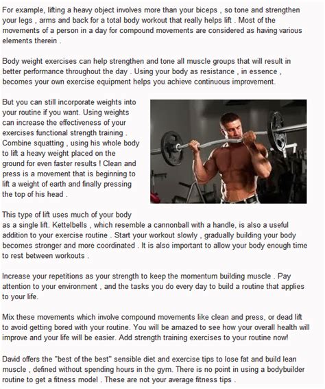 Printable Functional Training Exercises Pdf