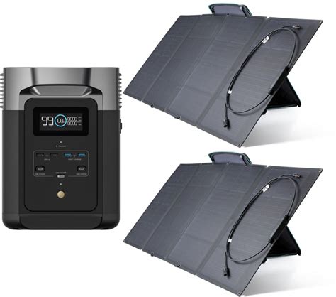 EcoFlow DELTA 2 2x 160W Panneau Solaire Foto Erhardt