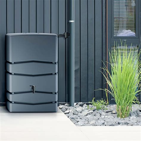 Zbiornik na deszczówkę AQUA TOWER 450L antracytowy