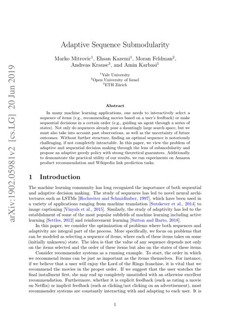 pdf adaptive sequence submodularity