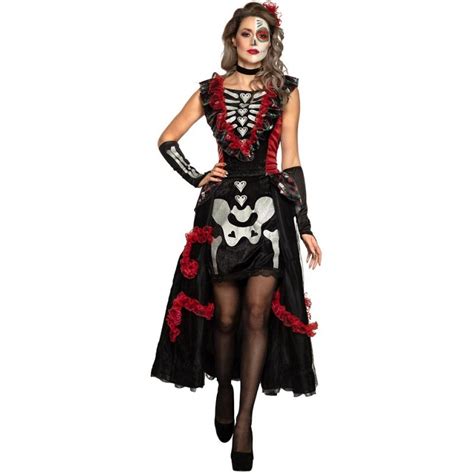 Déguisement Robe Dia de los Muertos Femme Tralala Déguisement fr