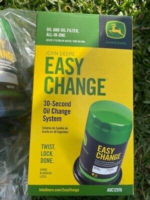 Genuine John Deere AUC12916 Easy Change Oil Filter EBay