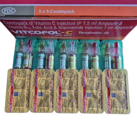 Vitcofol C Injection Vitamin C Injection X Ml X Ml At Rs