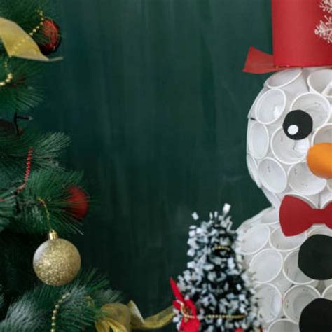 Studium Abdomen Äquivalent muñecos de nieve navideños en vasos