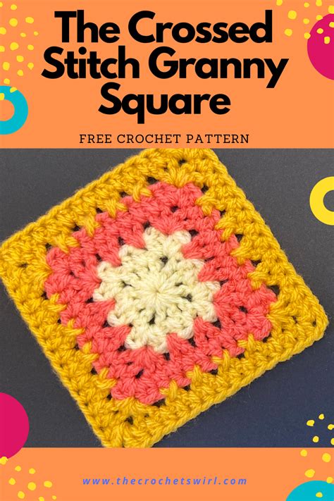 The Crossed Stitch Granny Square Blanket The Crochet Swirl Artofit