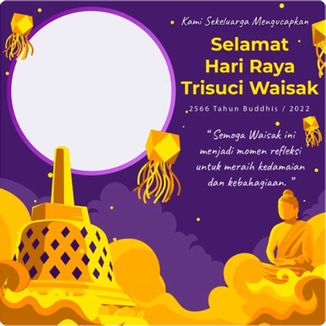 Ragam Twibbon Hari Raya Waisak Di Tahun 2022 Waca Berita