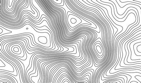 Topographic Map Contour Background Topo Map With Elevation Contour