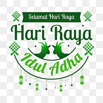 Greeting Of Selamat Hari Raya Idul Fitri Typography Text Effect With