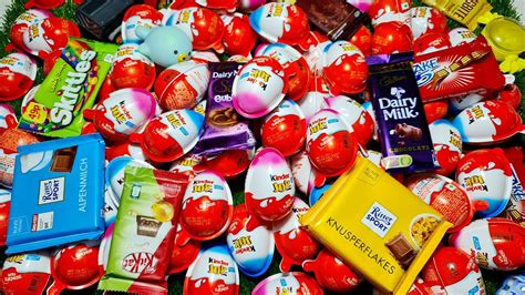 Satisfying Yummy 500 Kinder Joy Surprise Egg Toys Opening A Lot Of