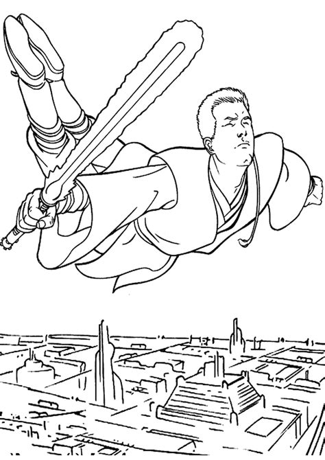 Kolorowanka Jedi Star Wars Nr