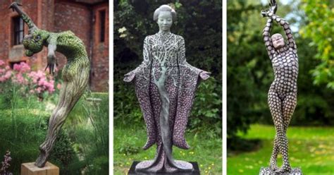 Lyrical Sculptures Fuse The Beauty Of Nature With Elegant Human