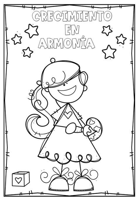 PORTADAS PARA COLOREAR ÁREAS DE EDUCACION INFANTIL LOMLOE