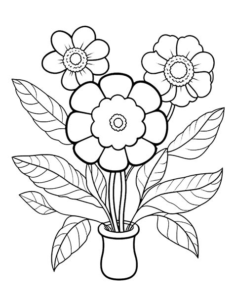 75 Flower Coloring Pages Free Printable Sheets Artofit