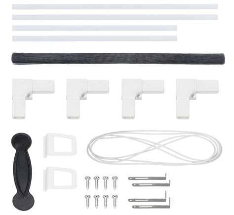 ECD Germany 5x Moustiquaire pour fenêtre 130x150cm Résistant aux
