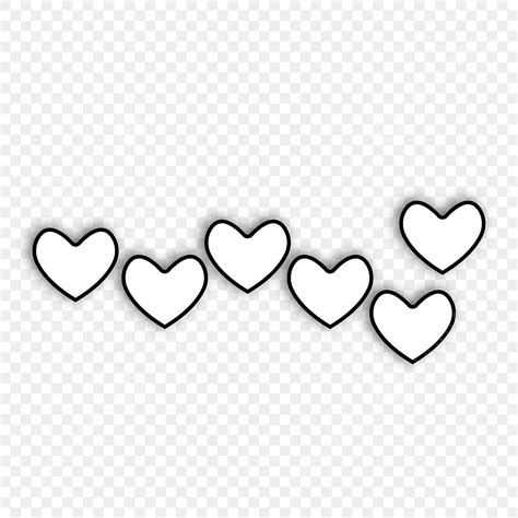Coeur Noir Et Blanc Png Clipart Coeur C Ur D Coration Png Et