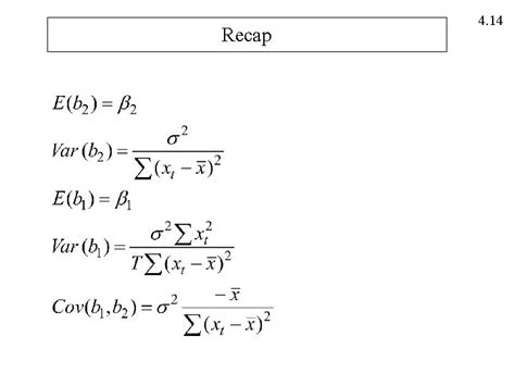 chapter 4 properties of the least squares estimator