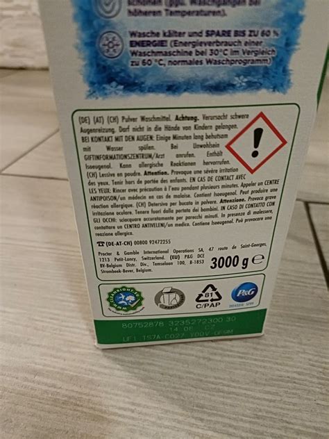 Ariel niemiecki proszek do Prania Tkanin uniwersalny 50 Prań
