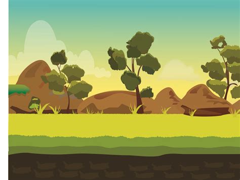 2D Game Background Design By Md Ole Ullah