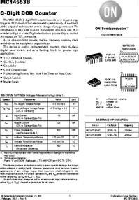 Mc B Datasheet Digit Bcd Counter