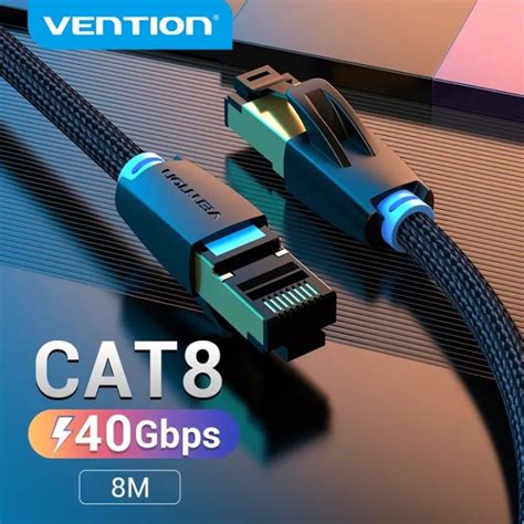 Vention Cat 8 SFTP Patch Cable Ethernet Cable RJ 45 Cat 8 Lan Cable
