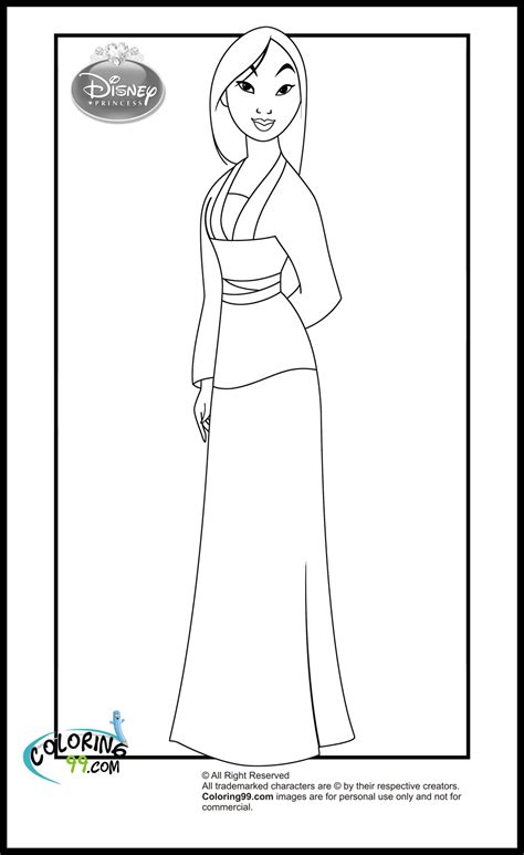 Disney Princess Coloring Pages Team Colors
