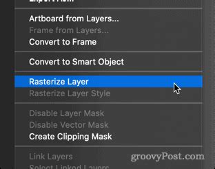 How To Rasterize In Photoshop