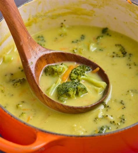 Vegan Potato Broccoli Soup Vegan Cheddar Broccoli Soup SecondRecipe