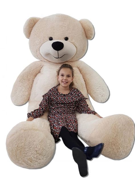 DUŻY MIŚ PLUSZOWY 220cm PLUSZAK MASKOTKA GIGANT ERLI pl