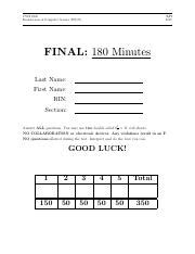 Fall 2015 Questions Pdf CSCI 2200 Foundations Of Computer Science