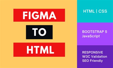 Convert Figma To Html Psd To Html Xd To Html Css Bootstrap 5 Responsive