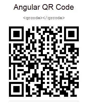 Qr Code Directive For Angularjs Angular Script