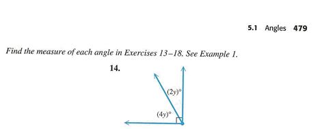 Solved Find The Measure Of Each Angle In Exercises 13 18 Chegg