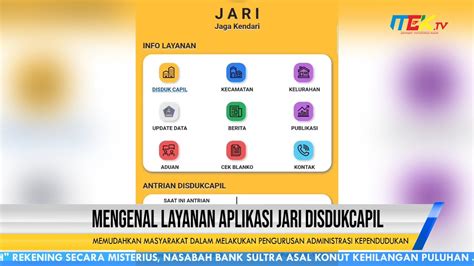 Mengenal Layanan Aplikasi Jari Disdukcapil Youtube