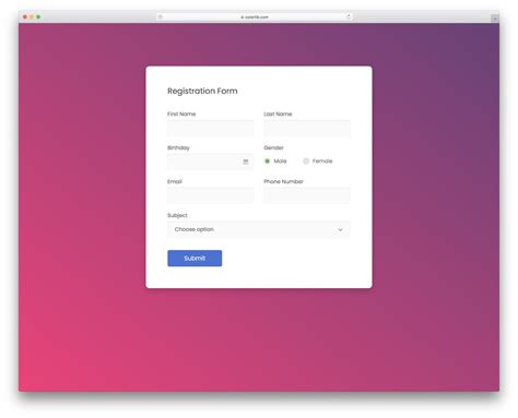Colorlib Reg Form V4 Free Modern Registration Template 2024 Colorlib