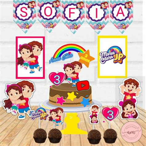 Kit Só um Bolinho Maria Clara e JP Shopee Brasil