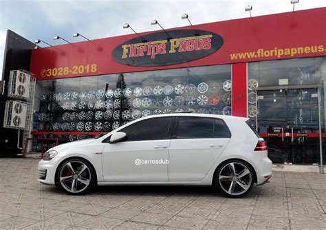Novo Golf MK7 GTI Rebaixado Rodas Aro 19