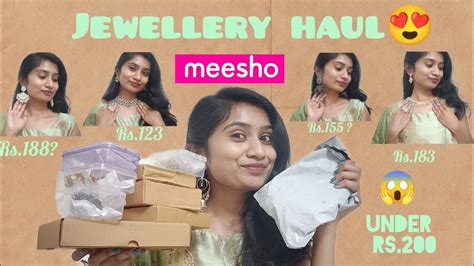 Meesho Jewellery Haul Under Rs Meesho Meeshohaul