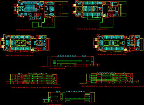 Planos De Biblioteca Municipal De Aveiro En DWG AUTOCAD Obras Famosas