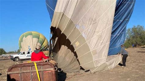 Regina sobreviviente a la caída del globo aerostático en Teotihuacán